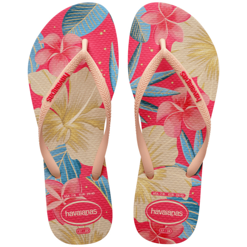 Pink Slim Floral Flip Flop – The Bronze Lady